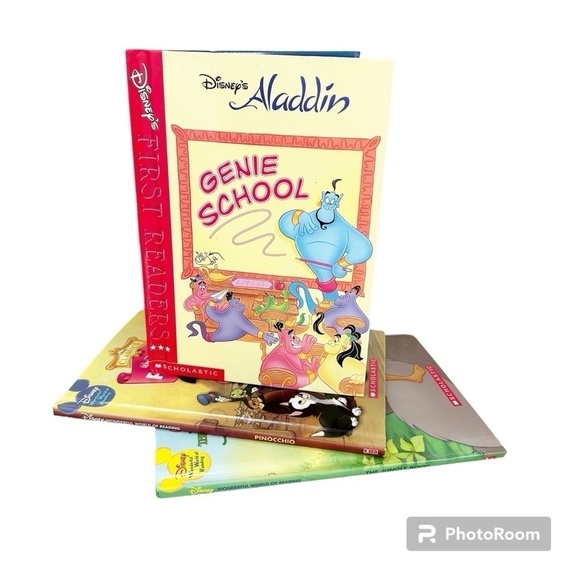Scholastic | Toys | The Jungle Book Pinocchio Aladdin Genie School ...